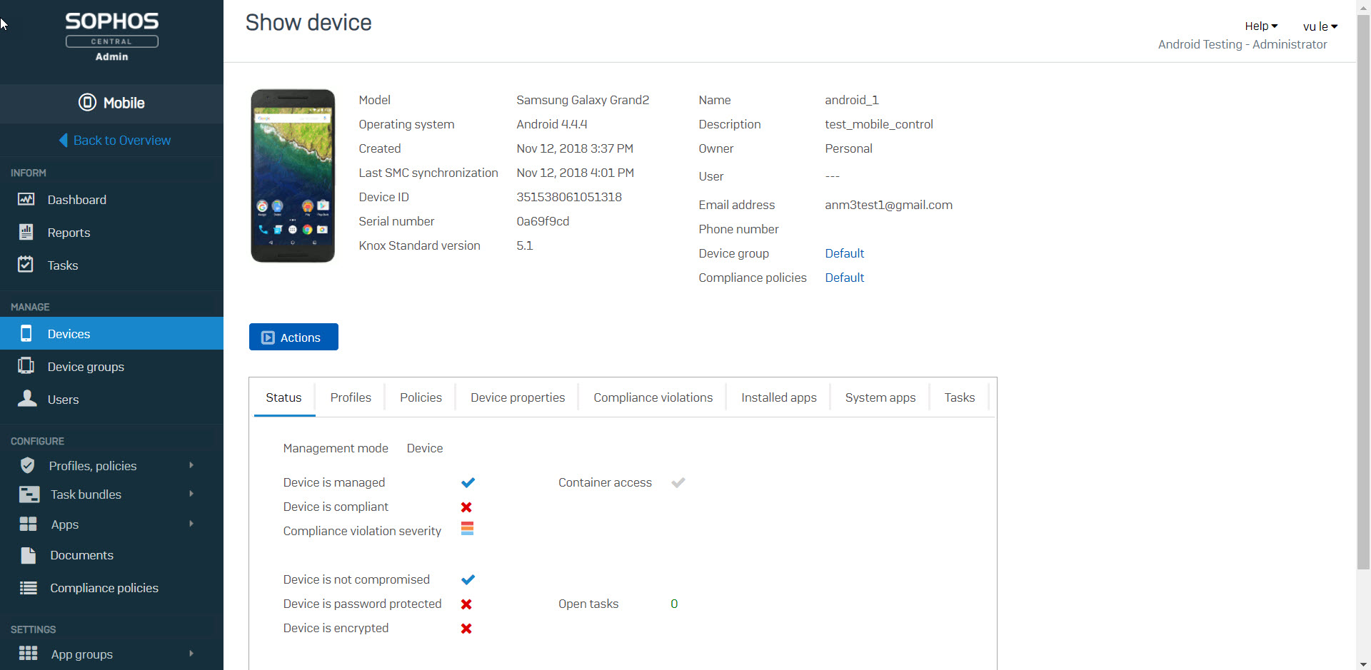 Sophos Mobile: How to enroll a device by Sophos Central Admin – Techbast Sophos Mobile: How to enroll a device by Sophos Central Admin – Techbast