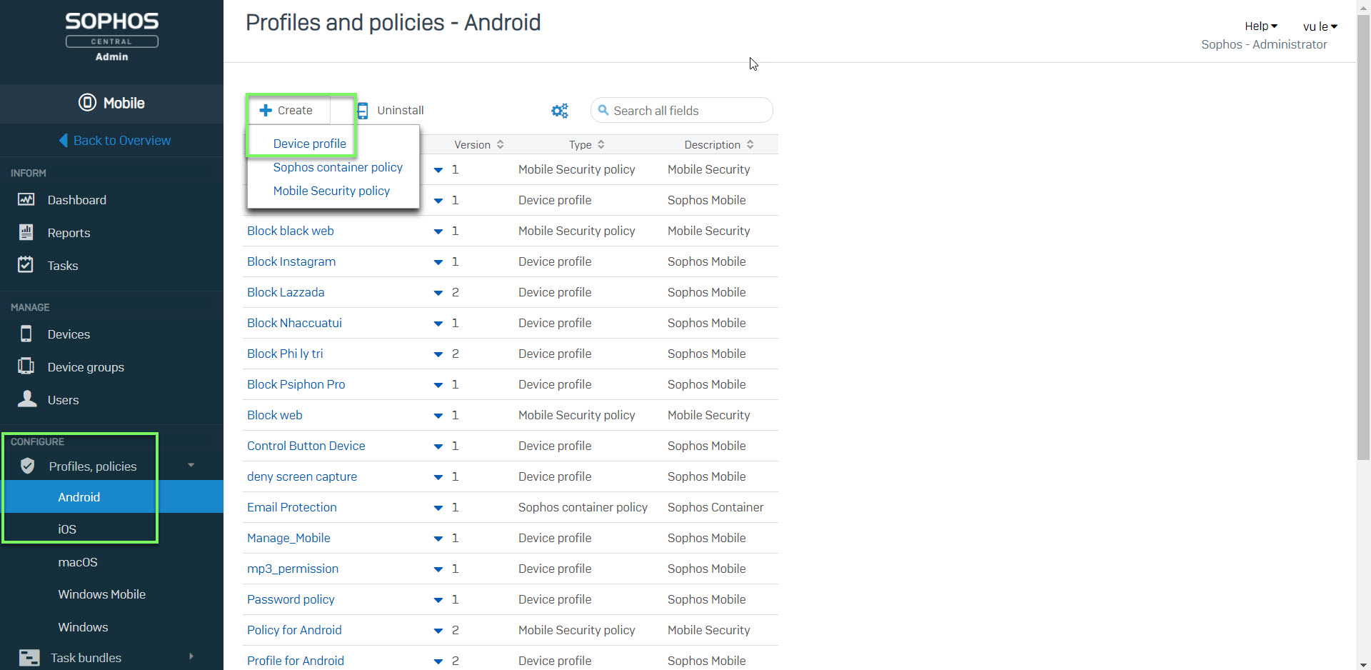 Sophos Mobile: How to prevent users capture the screen using Sophos ... Sophos Mobile: How to prevent users capture the screen using Sophos ...