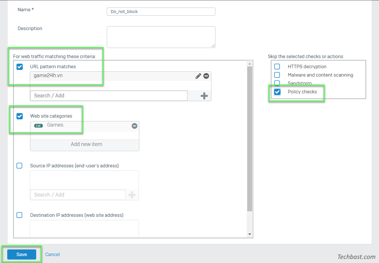 Sophos XG: How to configure Web Exception on Sophos XG – Techbast Sophos XG: How to configure Web Exception on Sophos XG – Techbast